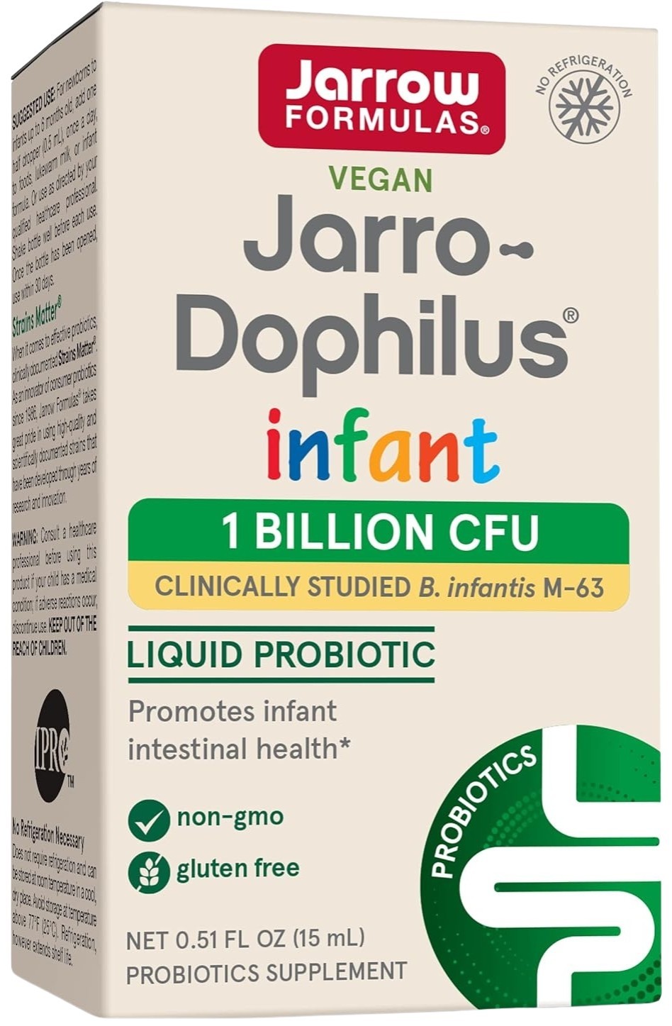 Jarro-Dophilus Infant Drops, 15 ml, Jarrow Formulas | Ozone.bg