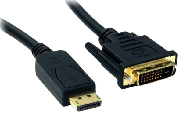 Кабел VCom - CG606, DisplayPort/DVI, 1.8 m, черен | Ozone.bg