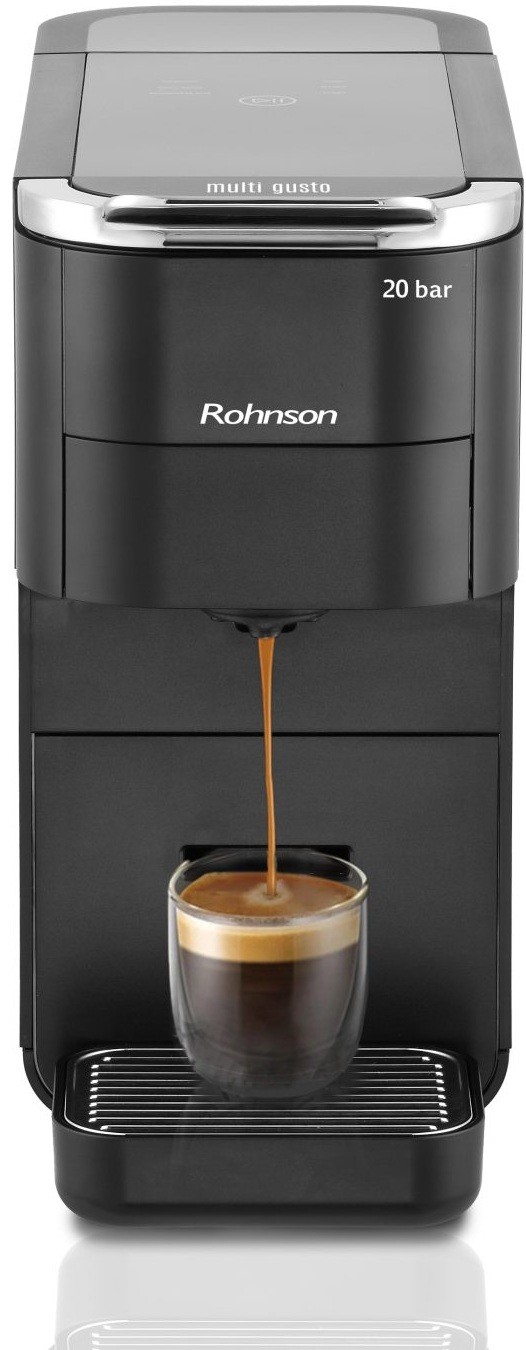Кафемашина с капсули Rohnson - R-98055, 20 bar, 1.5 l, черна | Ozone.bg