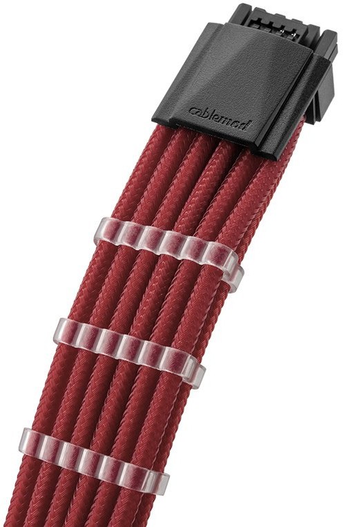 Кабел CableMod - Pro ModMesh 12VHPWR, 16-Pin/2x 8-Pin, Blood Red | Ozone.bg