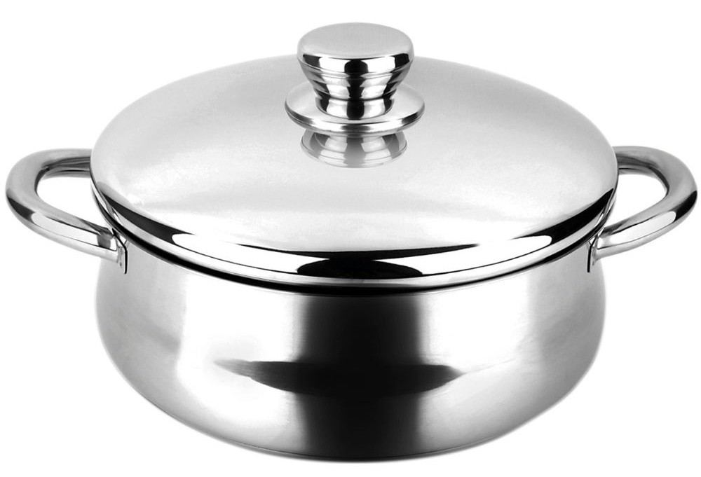 Касерола Fagor - Silverinox, 2.8 L, сива | Ozone.bg