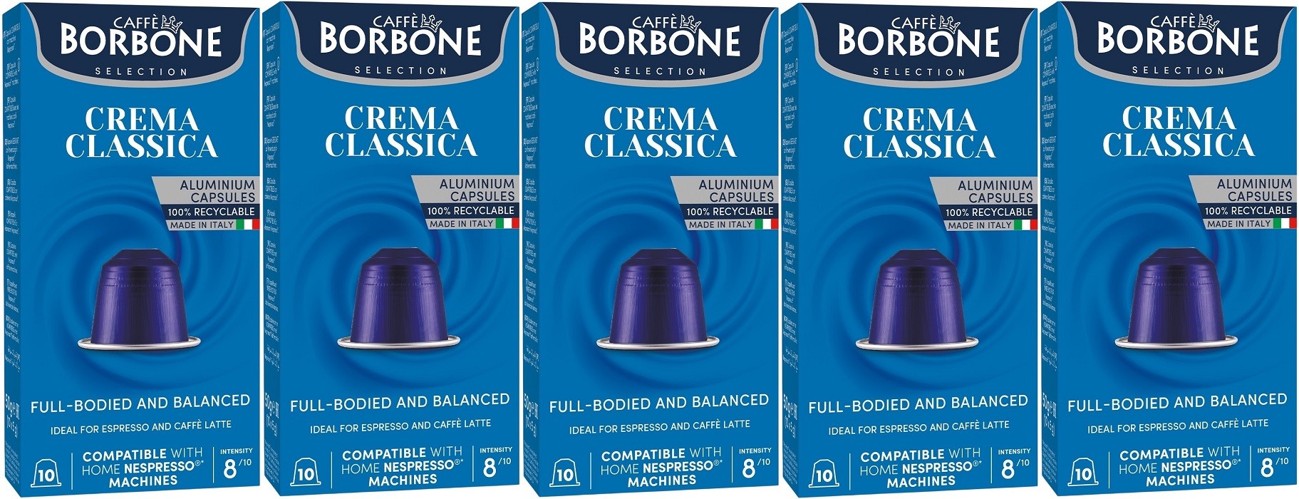 Кафе капсули Borbone - Crema Classica, 50 напитки | Ozone.bg