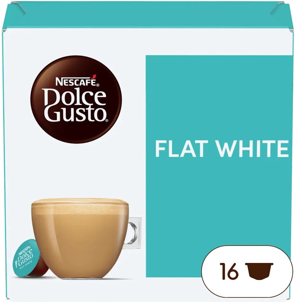 Кафе капсули NESCAFE Dolce Gusto - Flat White, 16 напитки | Ozone.bg