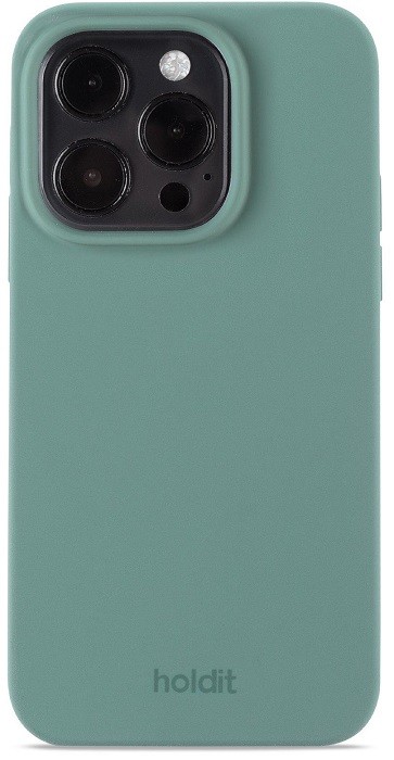 Калъф Holdit - Silicone Case, iPhone 15 Pro, зелен | Ozone.bg