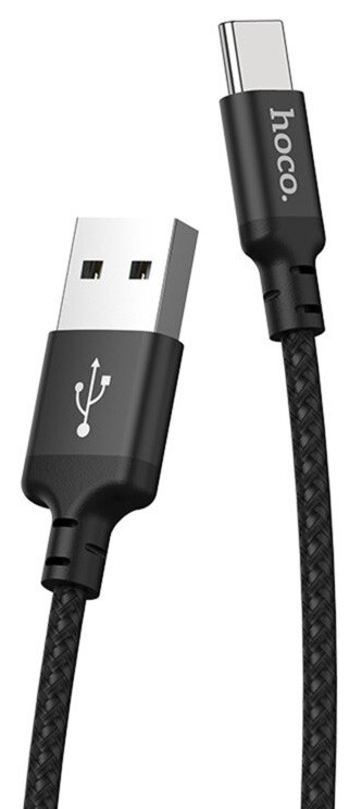 Кабел Hoco - KF239679, USB-A/USB-C, 1 m, черен | Ozone.bg