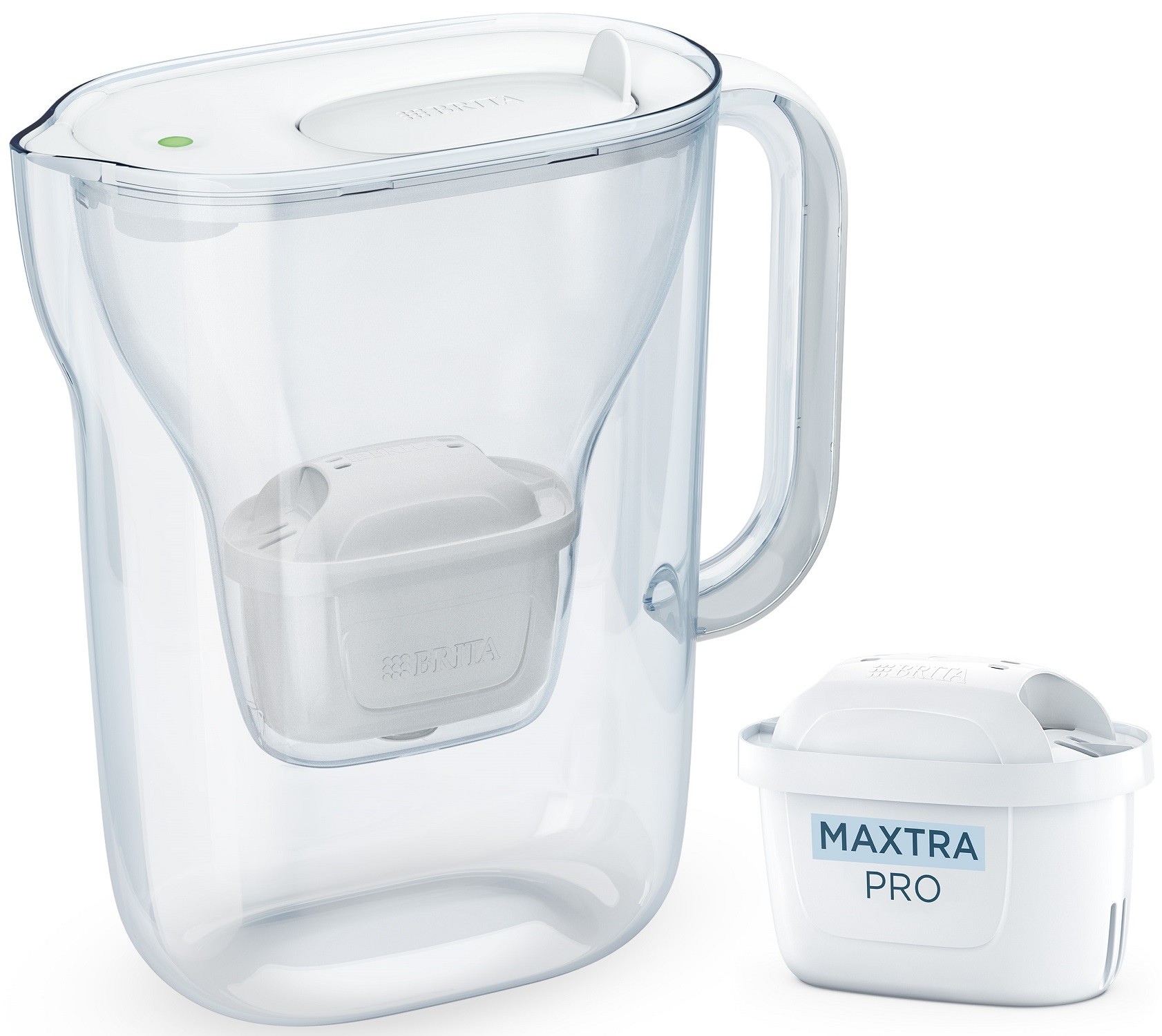 Кана BRITA - Style Cool Essential, LED, 2.4 l, с Maxtra Pro, бяла ...