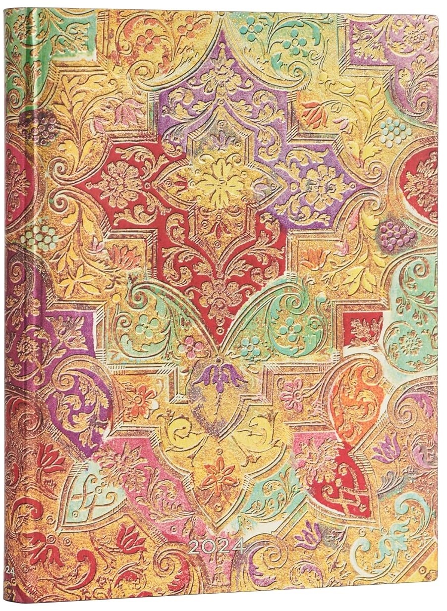 Календар-бележник Paperblanks Bavarian - По дни, 216 листа, 2024 | Ozone.bg
