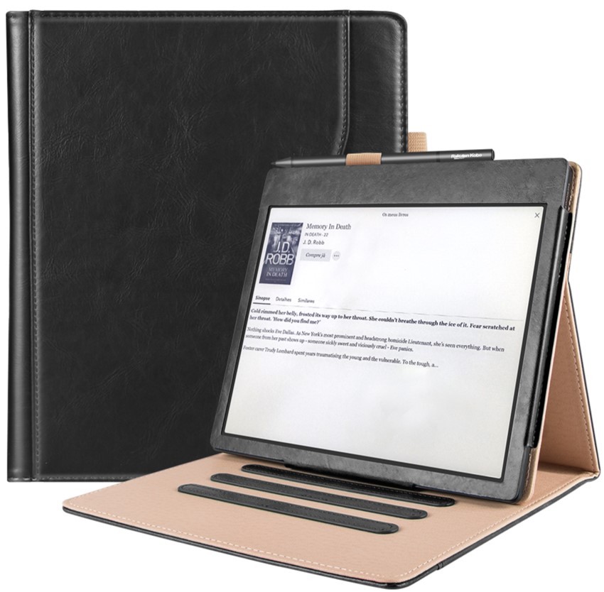 Калъф Garv - Stand, Kobo Elipsa 2021, черен | Ozone.bg