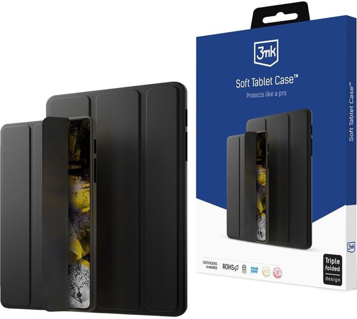 Калъф 3mk - Soft Tablet Case, Galaxy Tab S6 Lite 2020/2022, черен ...