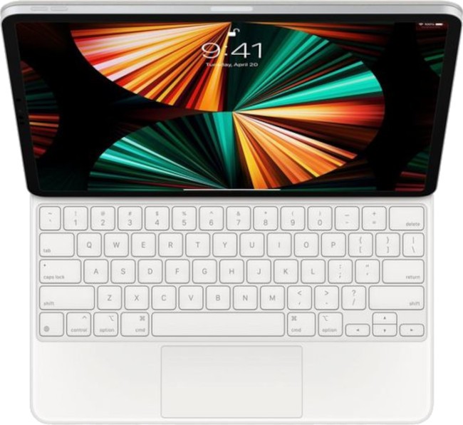 Клавиатура Apple - Magic Keyboard, Pad Pro 12.9", бяла | Ozone.bg