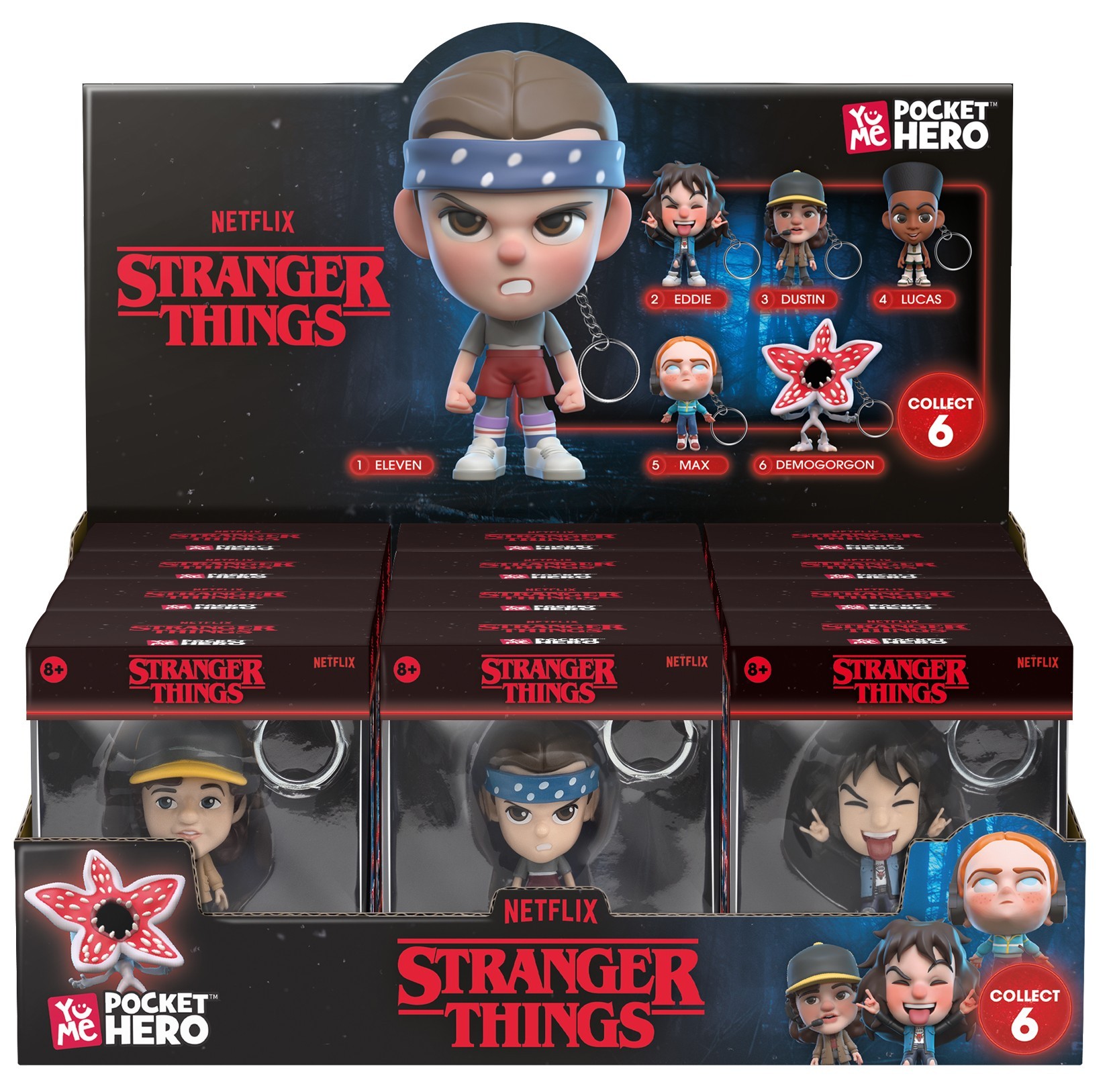 Ключодържател YuMe Television: Stranger Things, Pocket Hero, aсортимент ...
