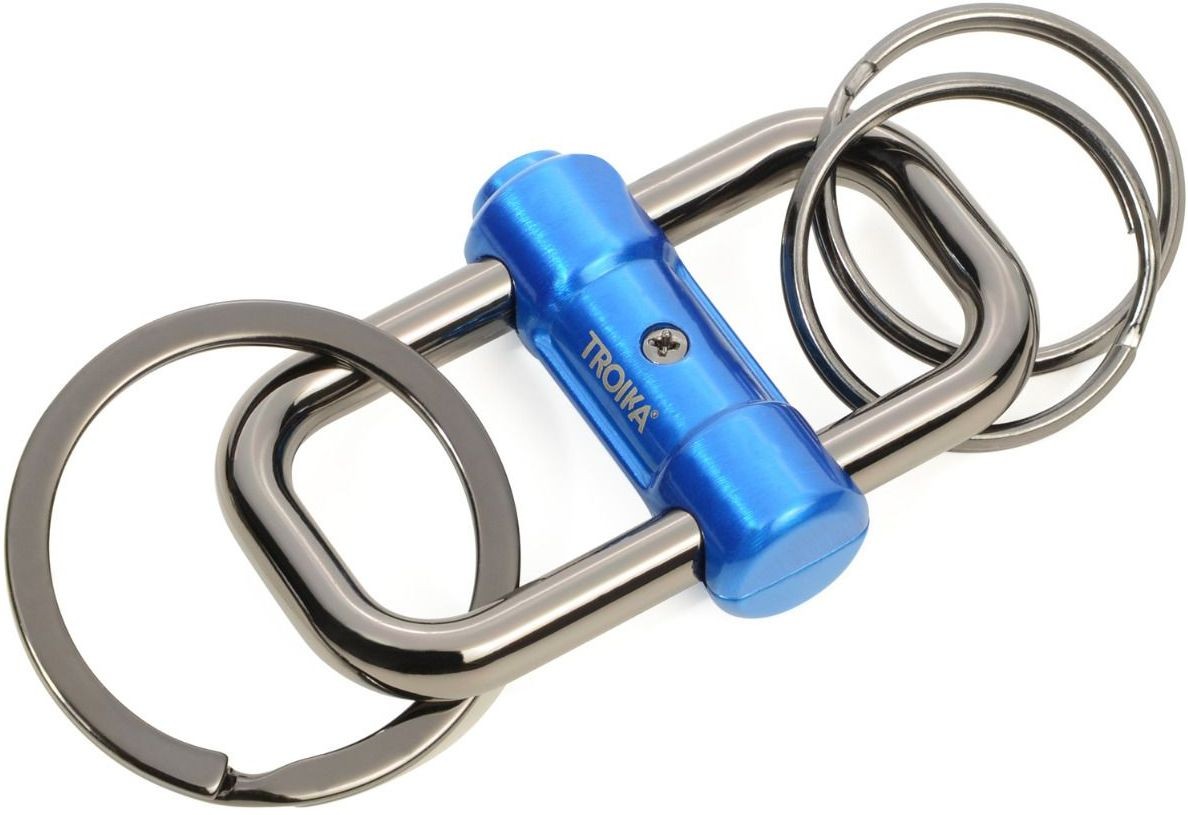 Ключодържател Troika - 2-way key, син | Ozone.bg