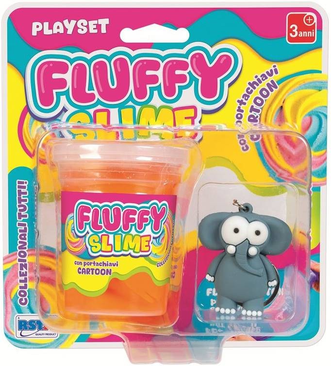 Ключодържател RS Toys - Fluffy Slime, Слонче | Отлична цена | Ozone.bg