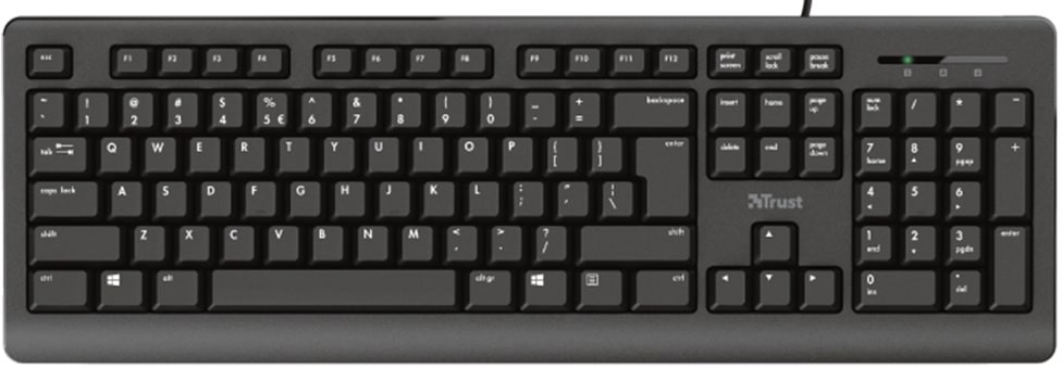 Клавиатура Trust - Primo, кирилизирана, черна | Ozone.bg
