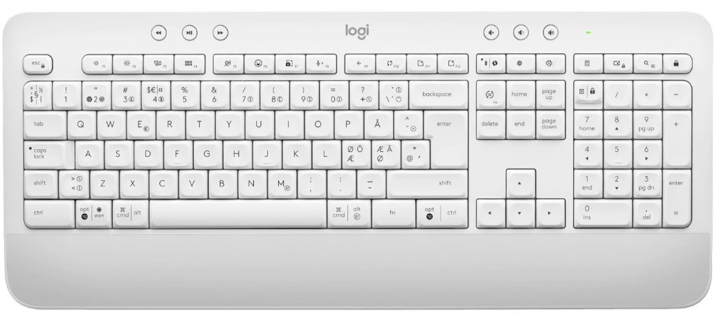 Kлавиатура Logitech - K650, безжична, US Layout, Off-white | Ozone.bg