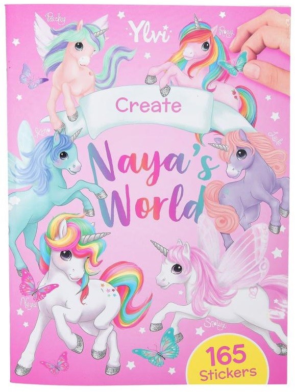 Книжка със стикери Depesche TopModel Ylvi - Създайте света на Ная ...