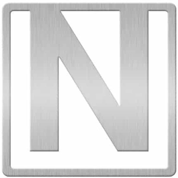 Книгоразделител Helvetica - Буква N | Ozone.bg