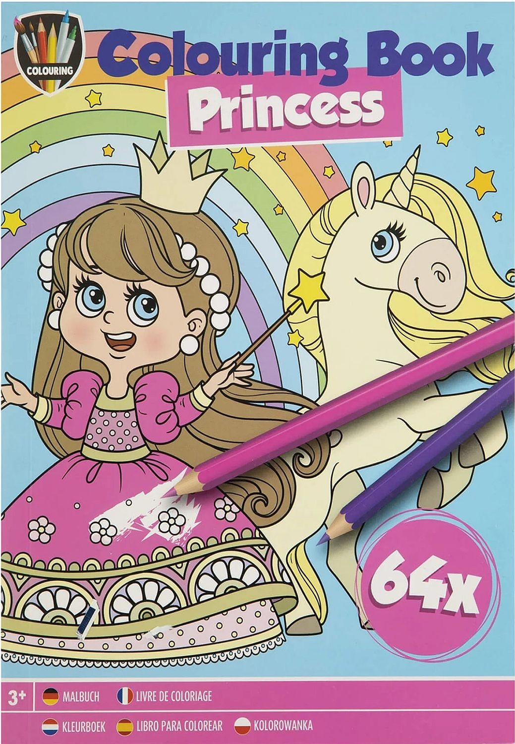 Книжка за оцветяване Grafix Colouring - Принцеса, А5, 64 страници | Ozone.bg