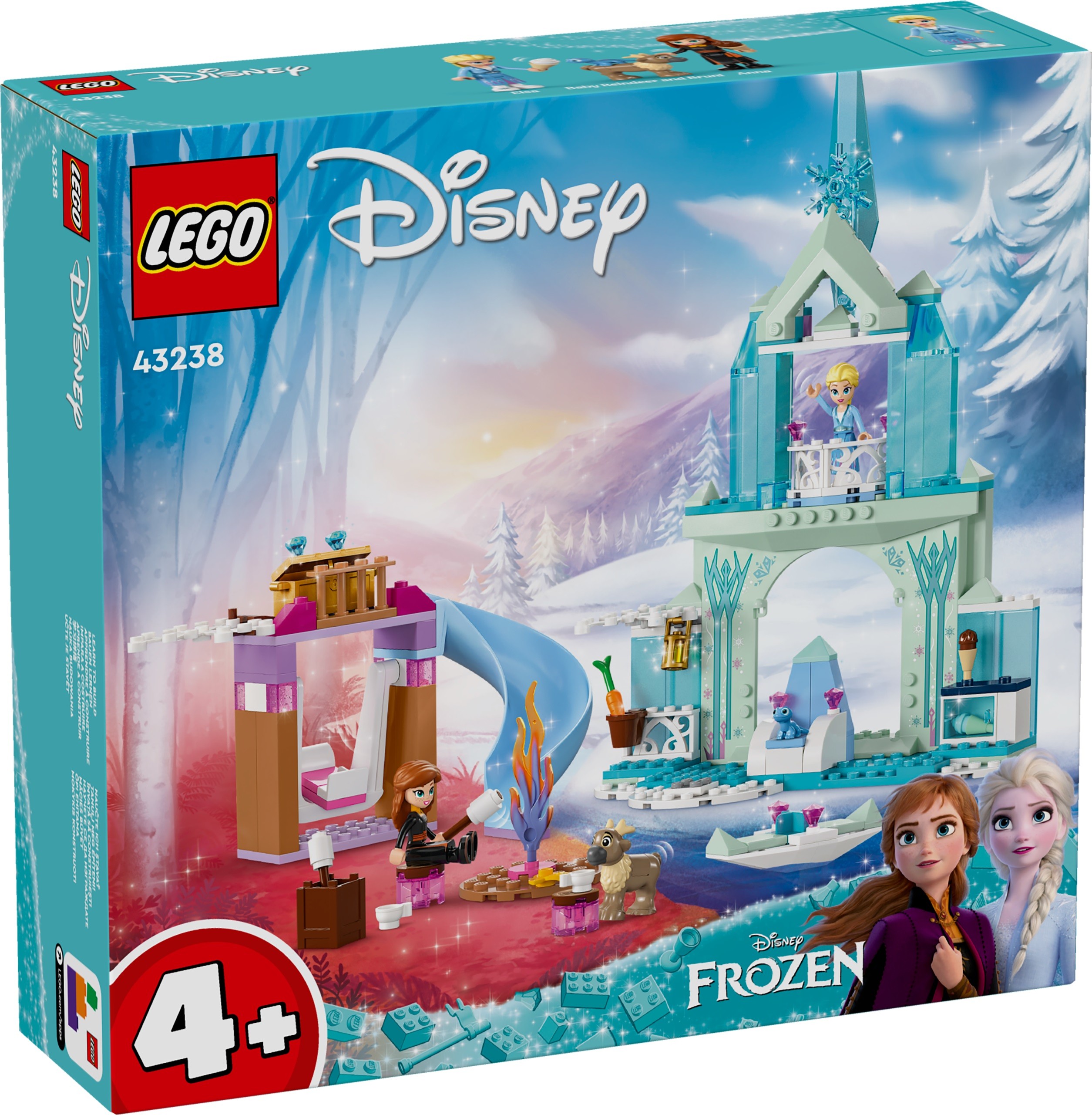 Конструктор LEGO Disney - Леденият замък на Елза (43238) | Отлична цена ...