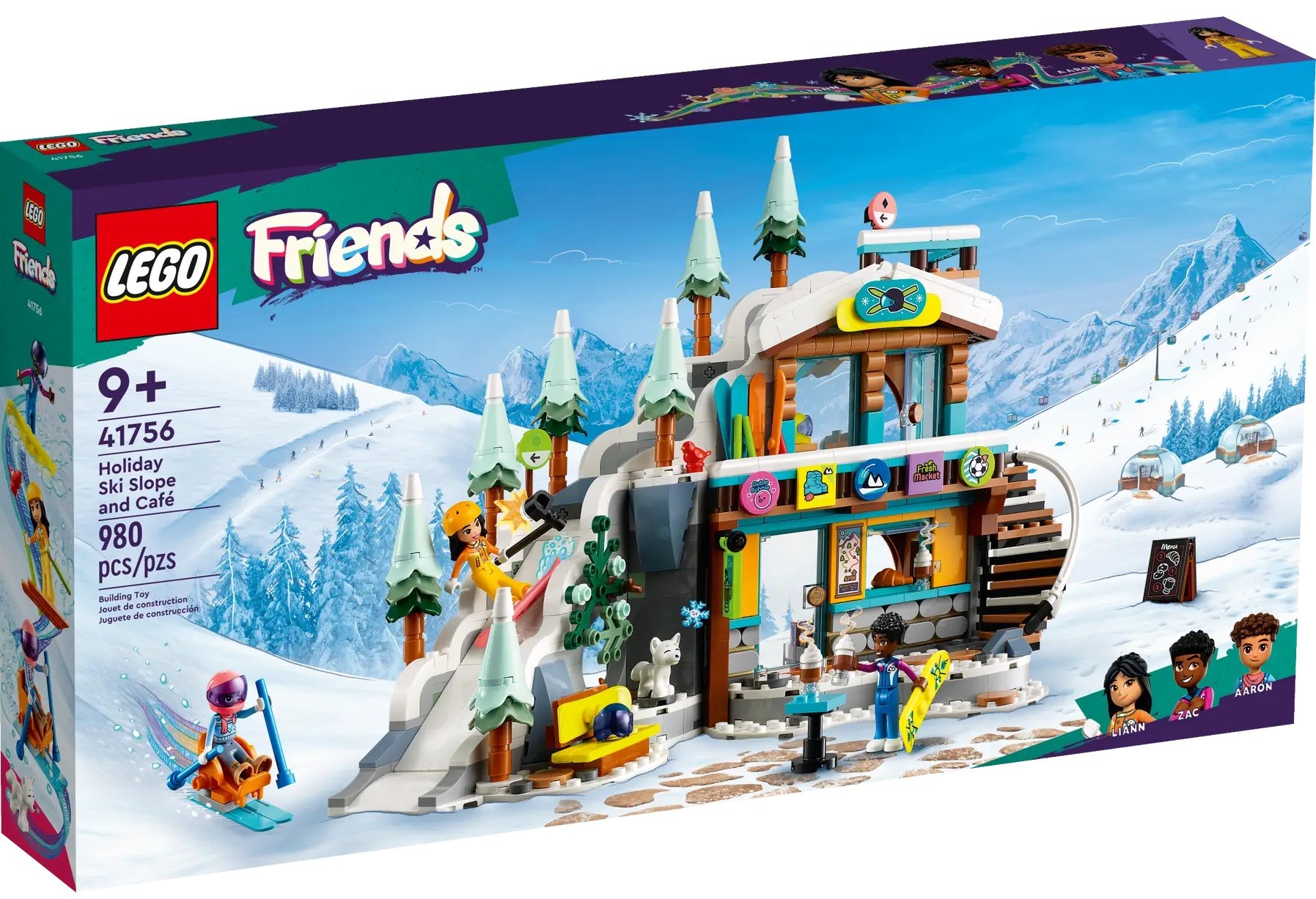 Конструктор LEGO Friends - Ски писта и кафене (41756) | Отлична цена | Ozone.bg
