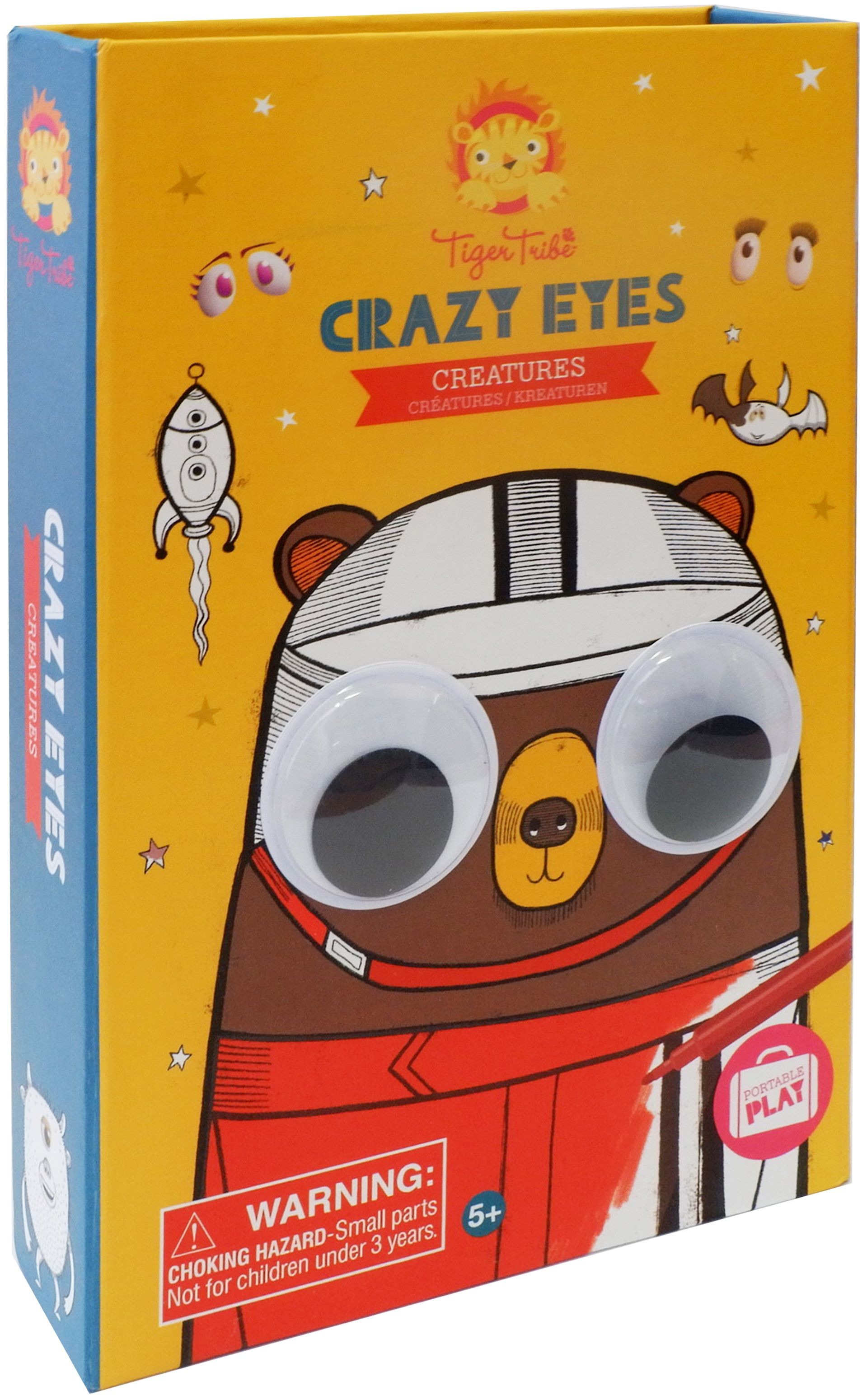 Комплект за оцветяване Tiger Tribe - Луди очи | Ozone.bg