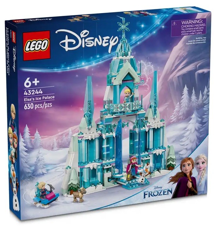 Конструктор LEGO Disney Princess - Зимният дворец на Елза (43244 ...