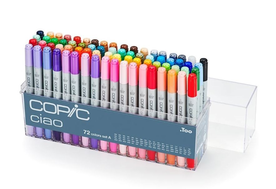 Комплект маркери Too Copic Ciao - А colors, 72 цвята | Ozone.bg