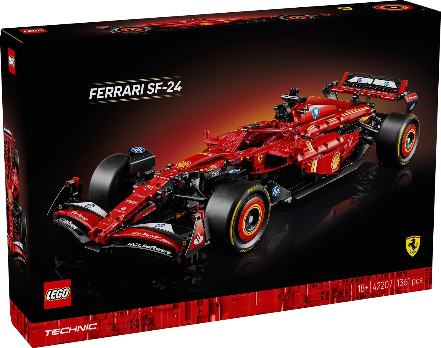 Конструктор LEGO Technic Formula 1 - F1 кола Ferrari SF-24 (42207 ...