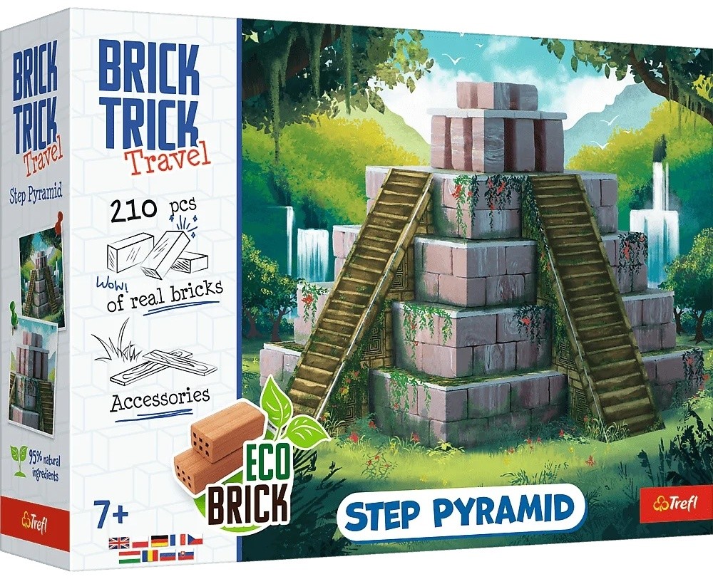Конструктор Trefl Brick Trick Travel - Стъпаловидна пирамида | Ozone.bg