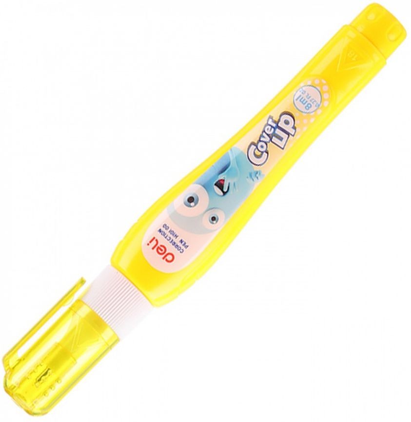 Коректор писалка Deli Bumpees - EH10100, 8 ml, жълт | Ozone.bg