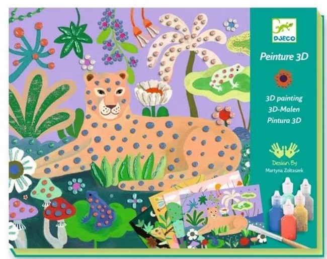 Комплект за рисуване с акварел Djeco - Тропическа гора | Отлична цена | Ozone.bg