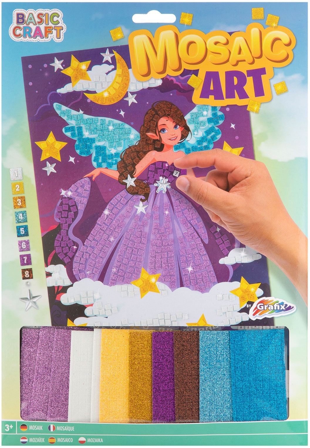 Комплект мозайка с мъниста Grafix - Фея | Ozone.bg