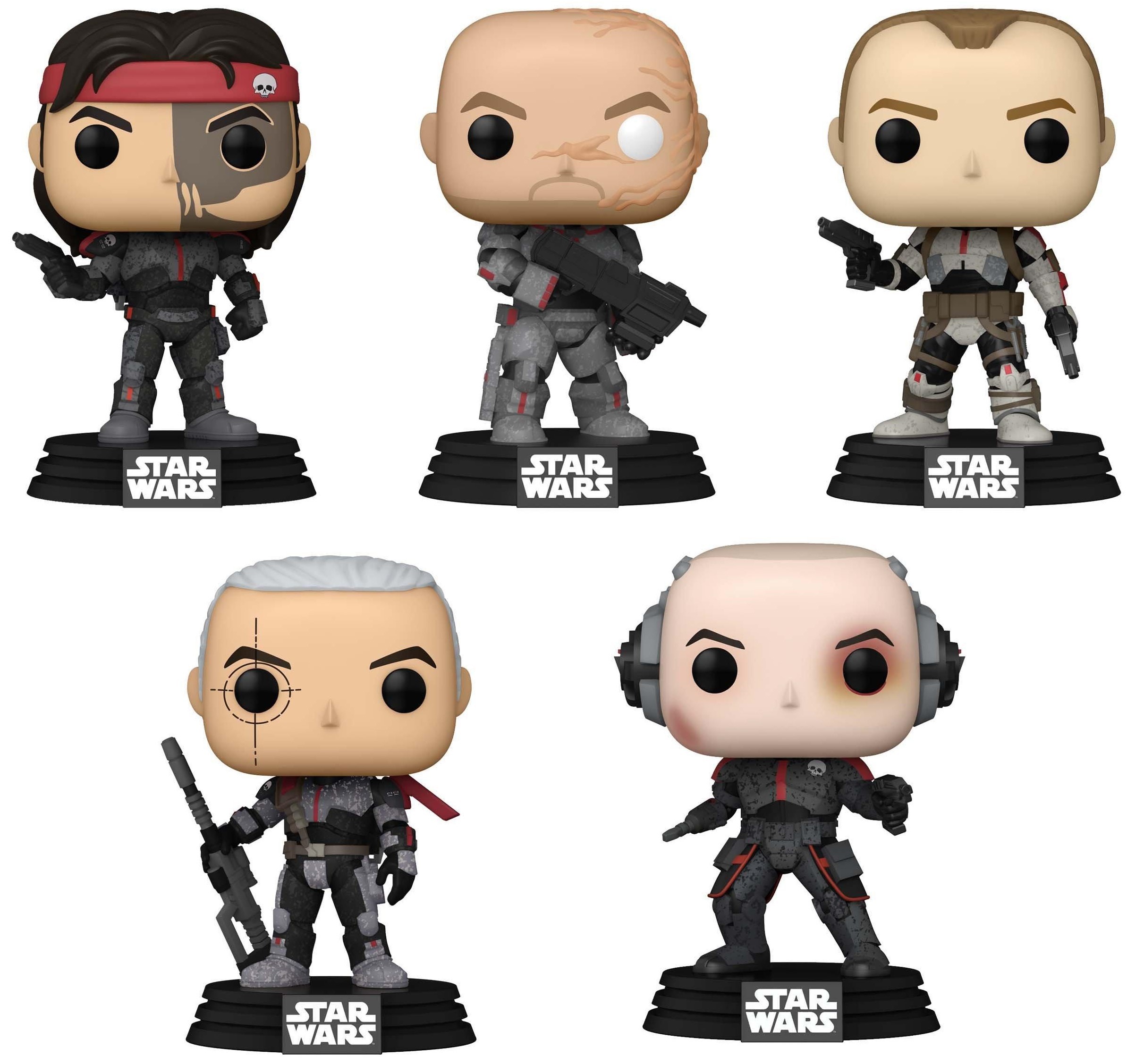 Комплект фигури Funko POP! Movies: Star Wars - Bad Batch (Special ...
