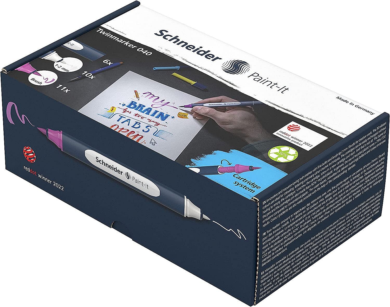 Комплект двувърхи маркери Schneider Paint-It - 27 броя | Ozone.bg