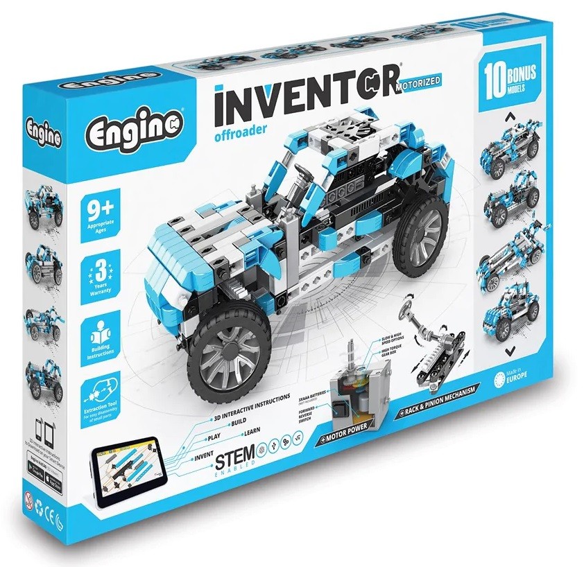 Конструктор 10 в 1 Engino Inventor Motorized - Офроудър | Отлична цена ...