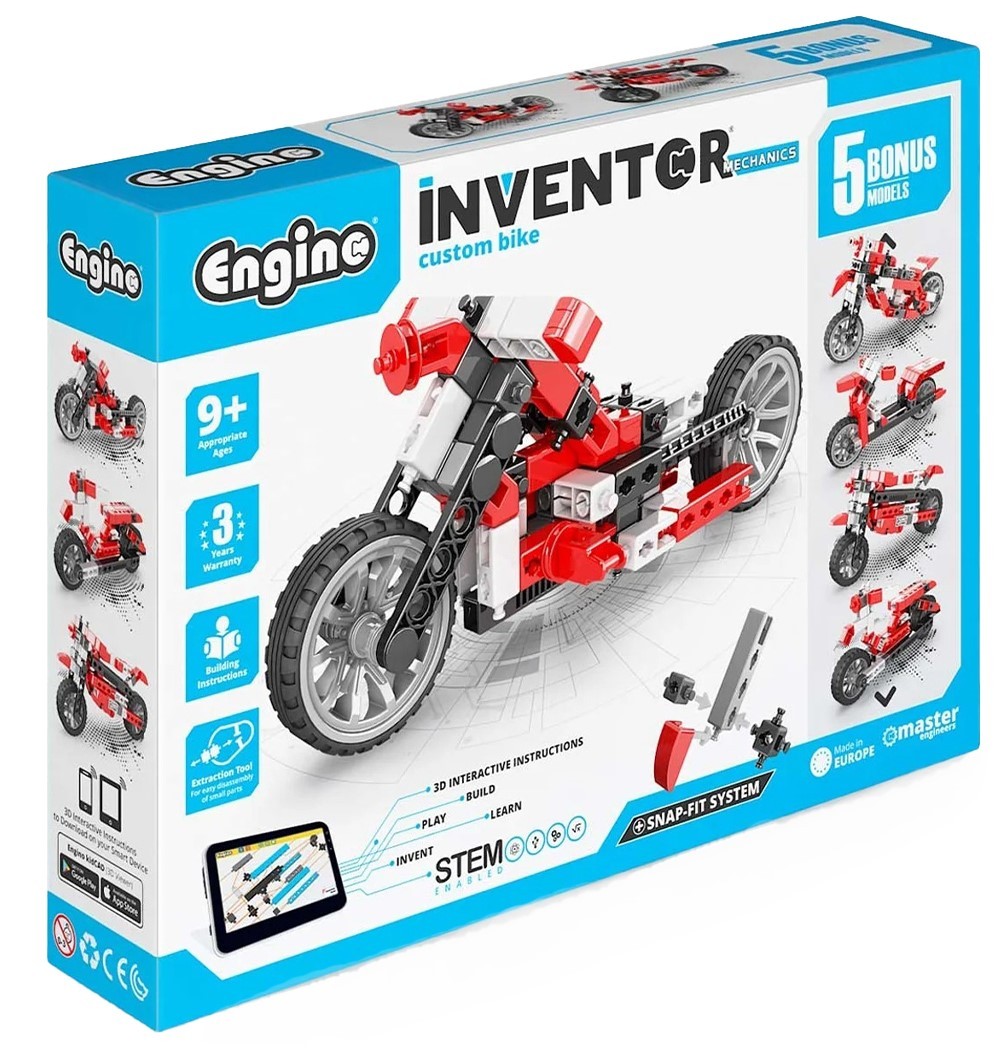 Конструктор 5 в 1 Engino Inventor Mechanics - Велосипед | Отлична цена ...