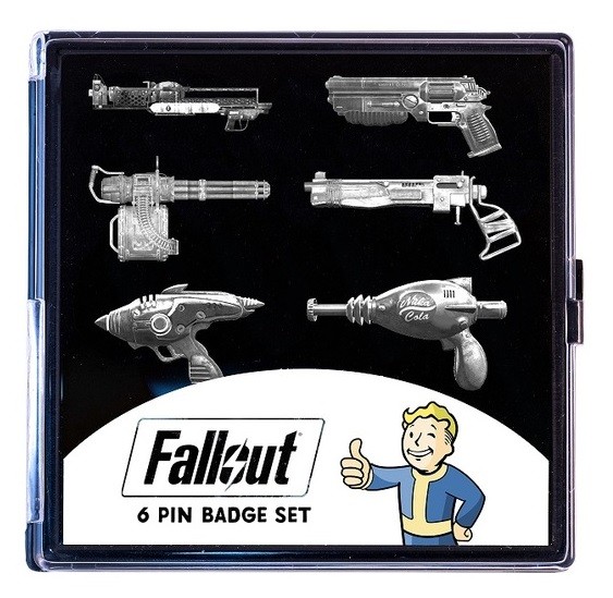 Комплект значки Bethesda Games: Fallout - Weapons | Ozone.bg