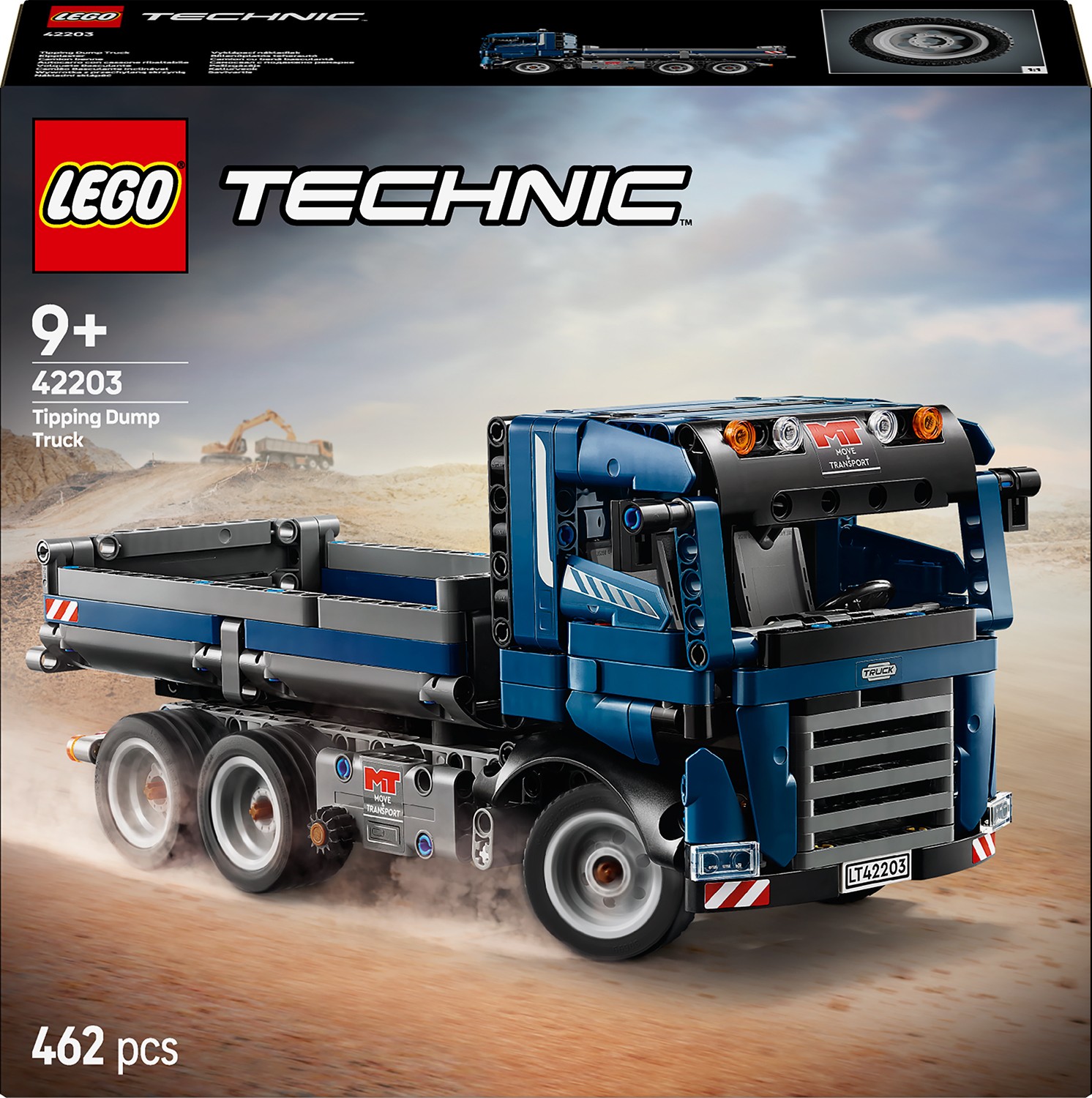 Конструктор LEGO Technic - Самосвал с подвижно ремарке (42203) | Отлична цена | Ozone.bg