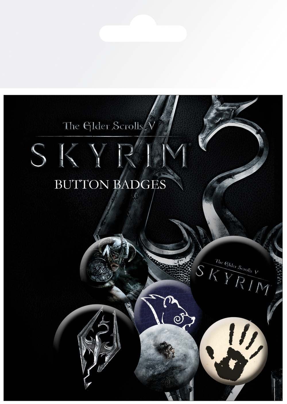 Комплект значки GB eye Games: Skyrim - Key Art | Ozone.bg