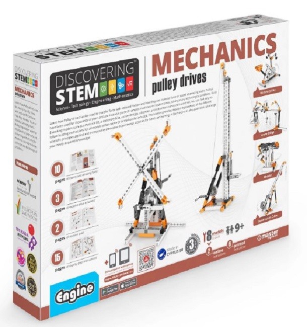 Конструктор Engino STEM Mechanics - Ролкови задвижвания | Отлична цена ...