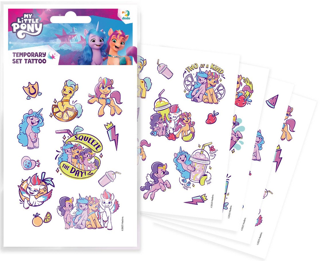 Комплект временни татуировки Dodo - My Little Pony, Squeeze The Day ...