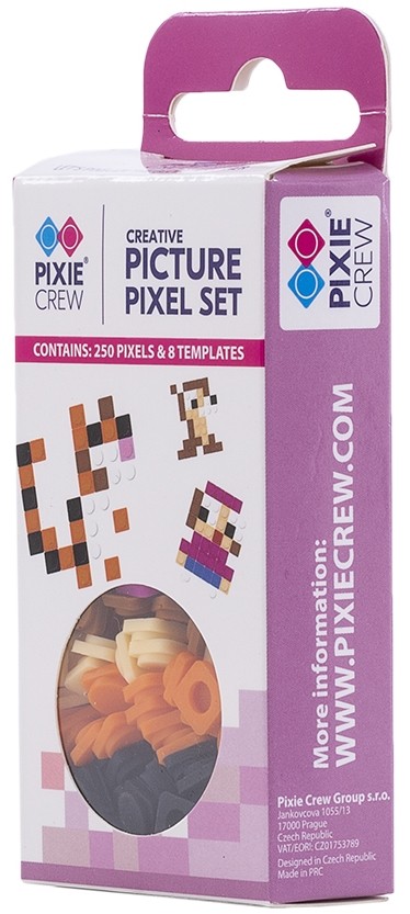 Комплект цветни силиконови пиксели Pixie Crew - Pink, 250 броя | Ozone.bg