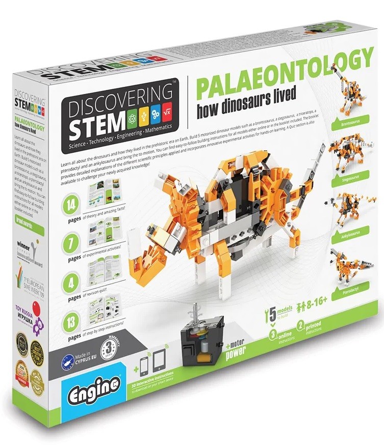 Конструктор Engino STEM Paleontology - Учим за динозаврите | Отлична ...