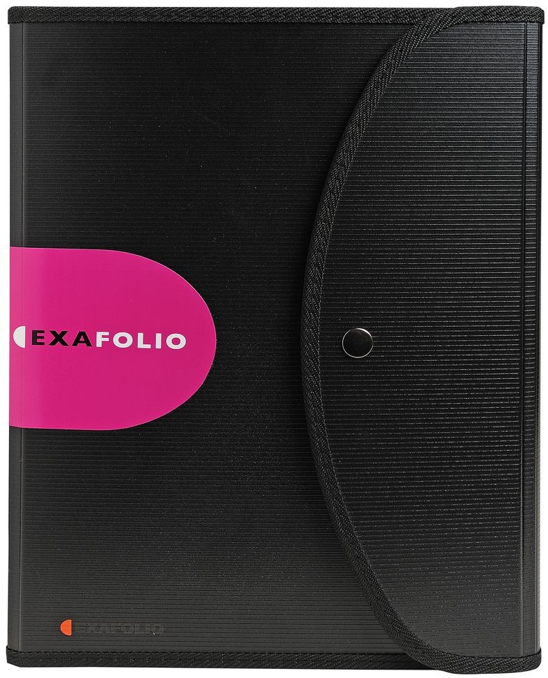 Конферентна папка Exacompta - Exactive, с 6 отделения, PP, черна | Ozone.bg