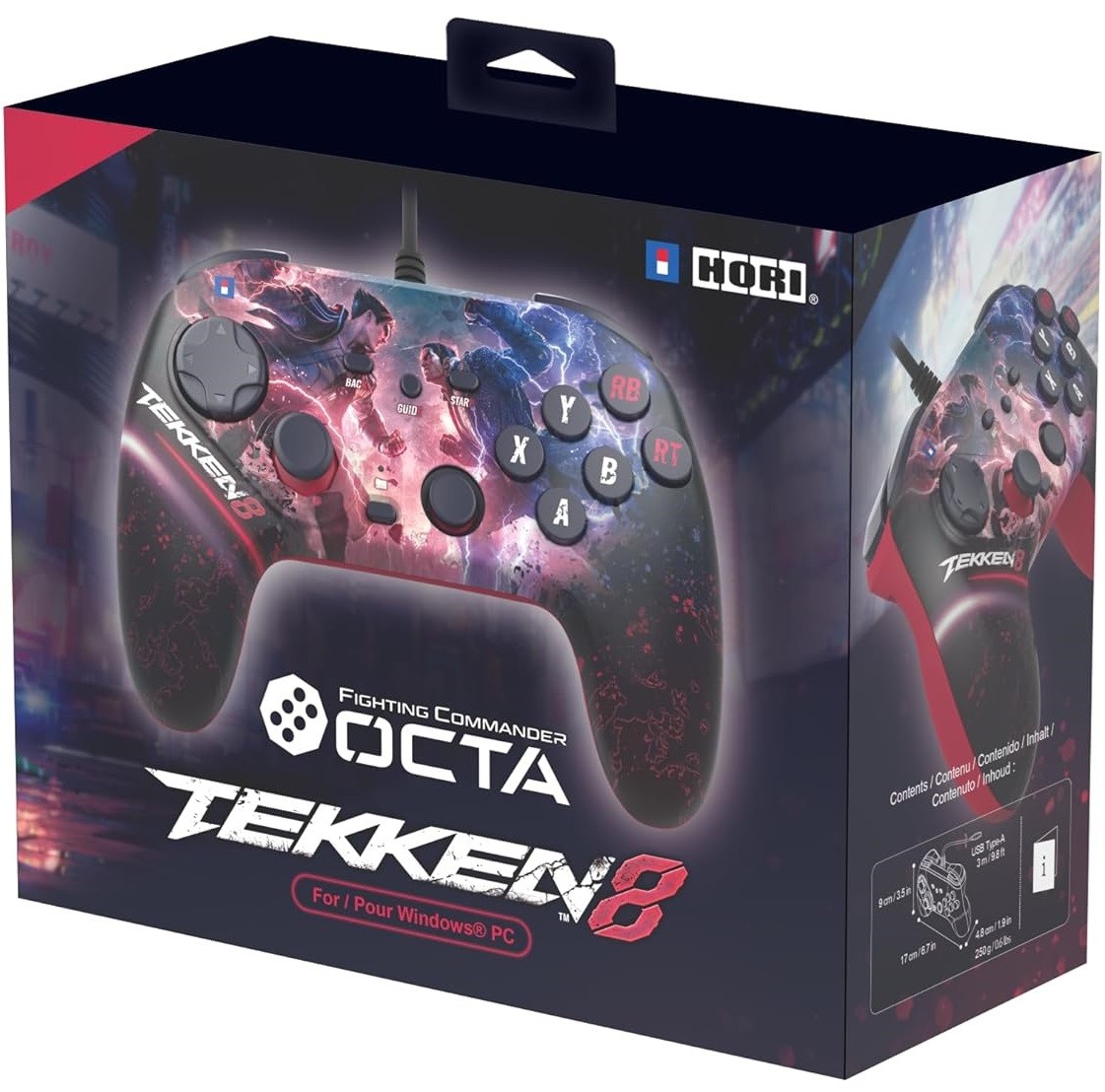Контролер Hori - Fighting Commander OCTA, Tekken 8 Edition (PC) | Ozone.bg