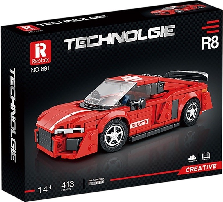 Конструктор Reobrix Technologie - Audi R8 (681) | Отлична цена | Ozone.bg