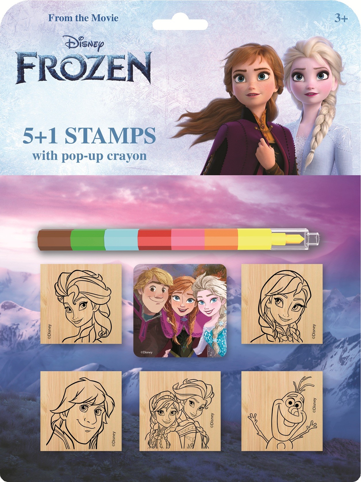 Комплект печати Jiri Models - Frozen, 5 броя, с пастел | Ozone.bg