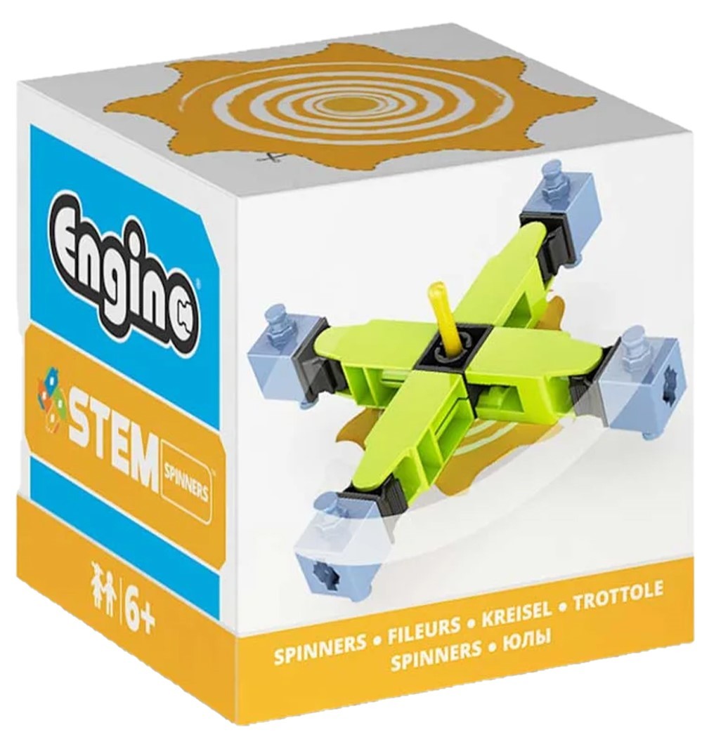 Конструктор Engino Stem - Спинер, жълт | Отлична цена | Ozone.bg