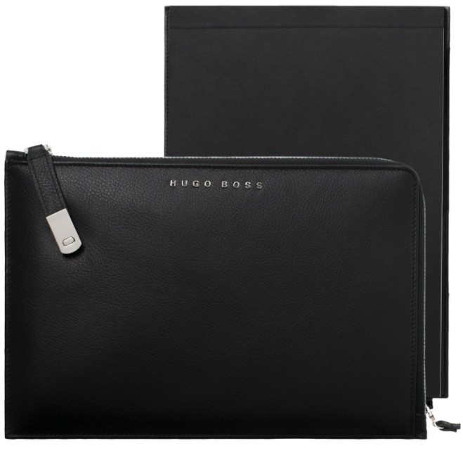 Конферентна папка Hugo Boss Storyline - A4, черна | Ozone.bg