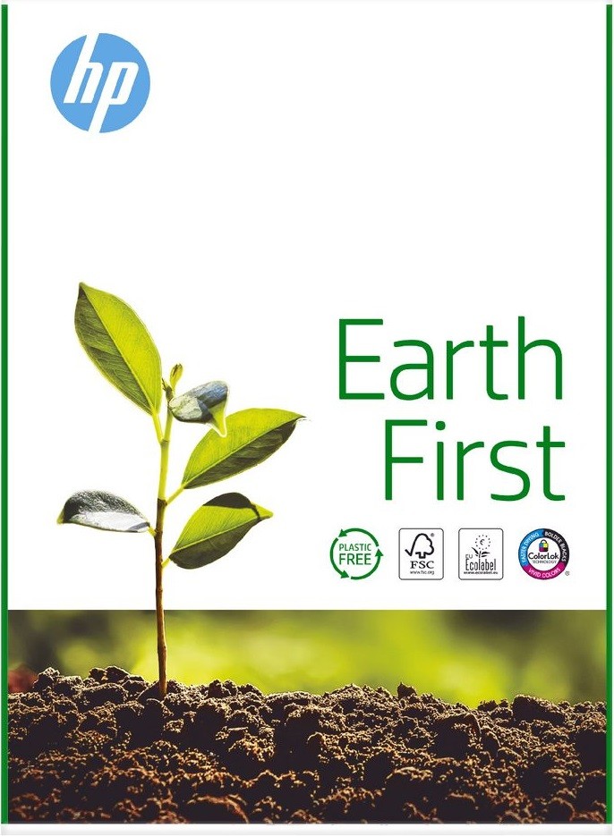 Копирна хартия HP - Earth First, A4, 80 g/m2, 500 листа, бяла | Ozone.bg
